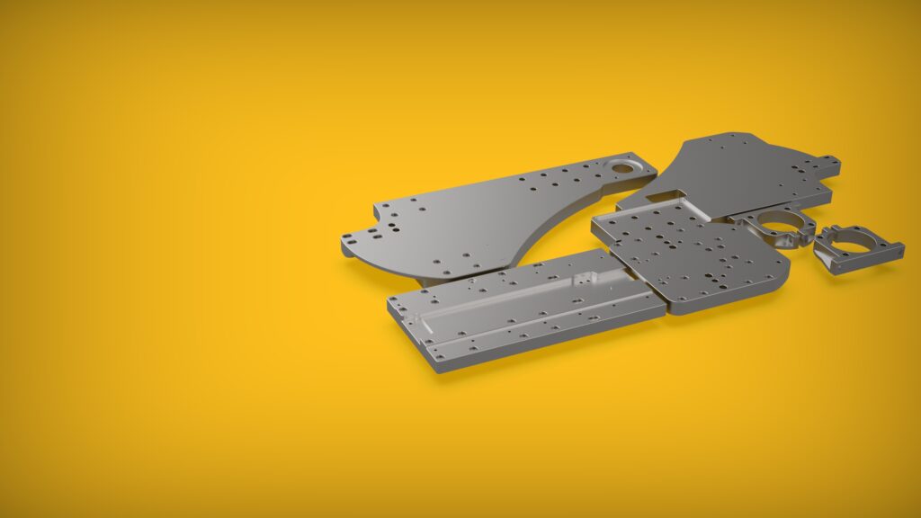 Pro Line CNC Milling Machine 3D Model for DIY Assembly