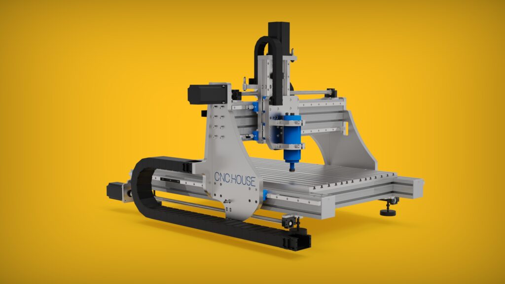 Pro Line CNC Milling Machine 3D Model for DIY Assembly