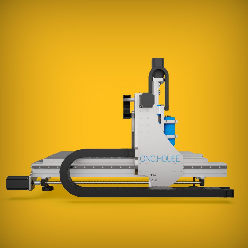 Pro Line CNC Milling Machine 3D Model for DIY Assembly